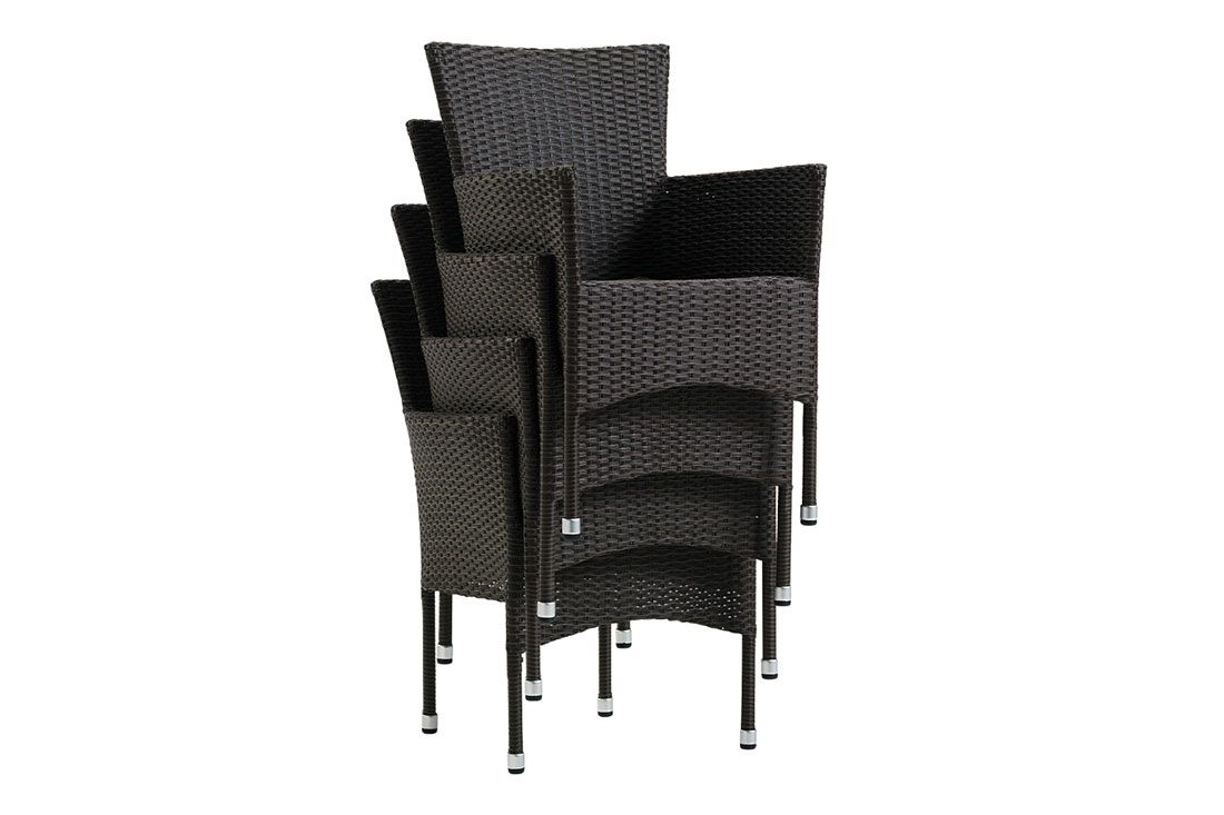 Dārza mēbeļu komplekts AGERMOSE+AIDT Dīvāns: 235x73x178cm, galds: 74x144x67cm, krēsls ...