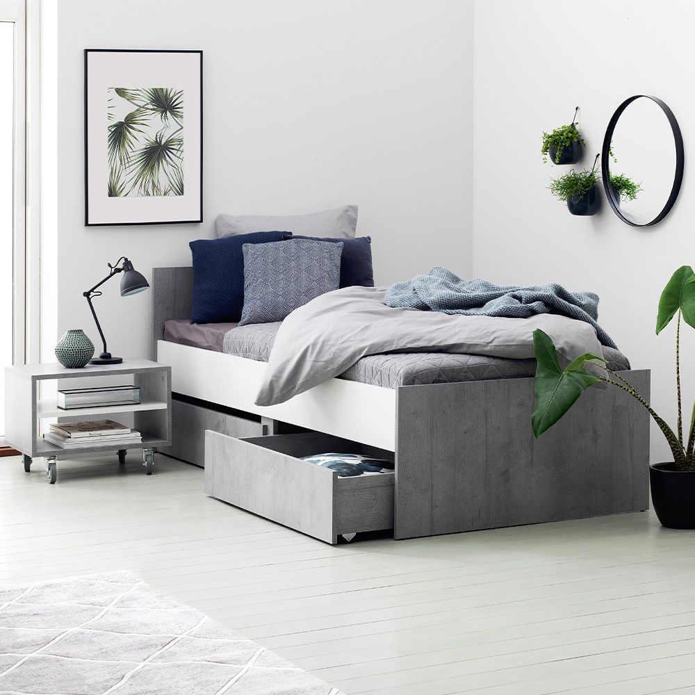 Gulta BILLUND 99x204x75cm (guļvieta 90x200cm) - JYSK - Vienmēr lieliski ...