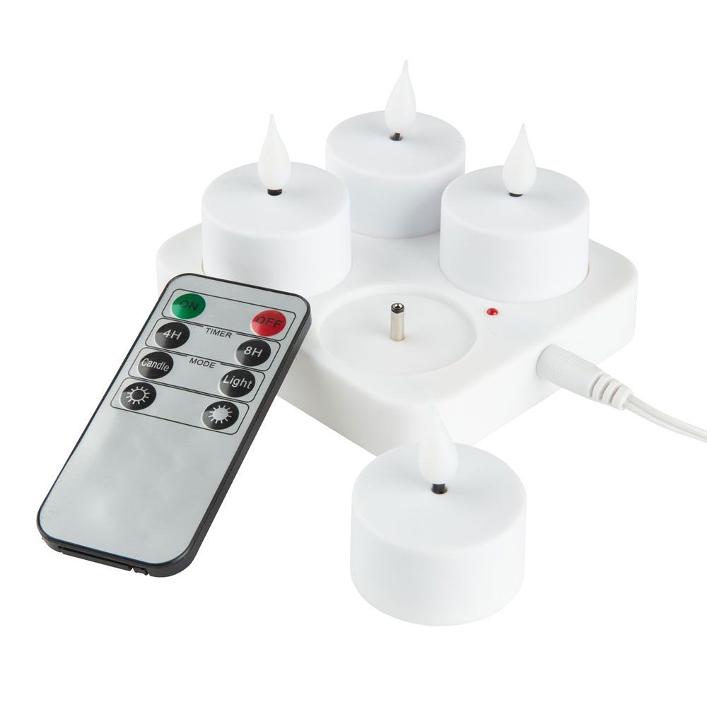 LED tējas sveces IVAN 4 gab. Ø4x5cm - JYSK - Vienmēr lieliski piedāvājumi