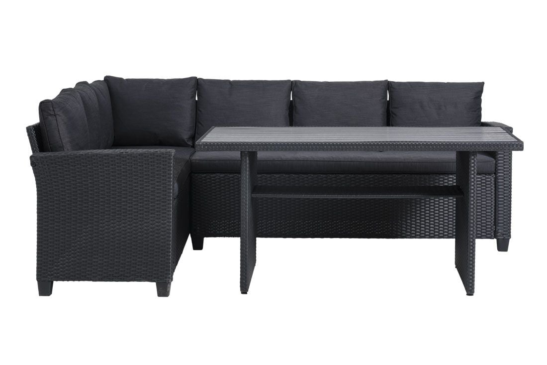 Dārza mēbeļu komplekts AGERMOSE+AIDT Dīvāns: 235 x 73 x 178 cm. Galds: 74 x 144 x 67 cm. Krēsls ...