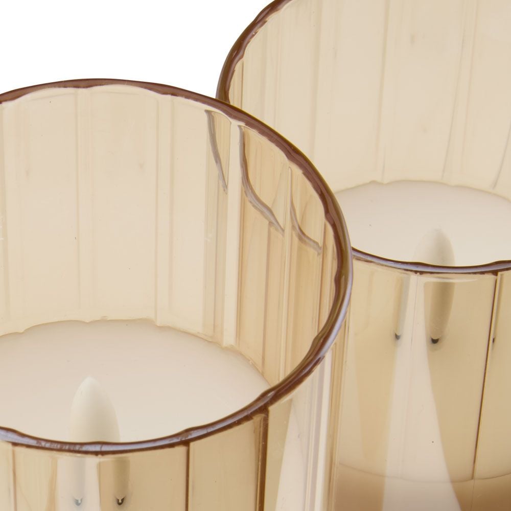 LED sveces GLAM 3 gab. Ø7,5 x 10/12/15 cm - JYSK - Vienmēr lieliski ...