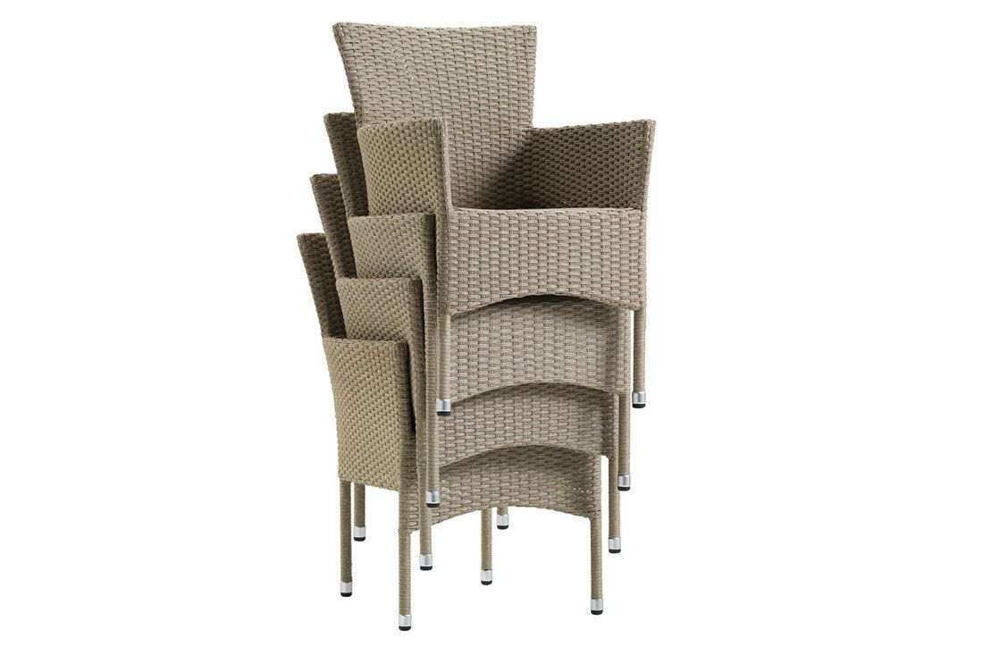 Dārza mēbeļu komplekts AGERMOSE+AIDT Dīvāns: 237 x 73 x 180 cm. Galds: 74 x 145 x 67 cm. Krēsls ...