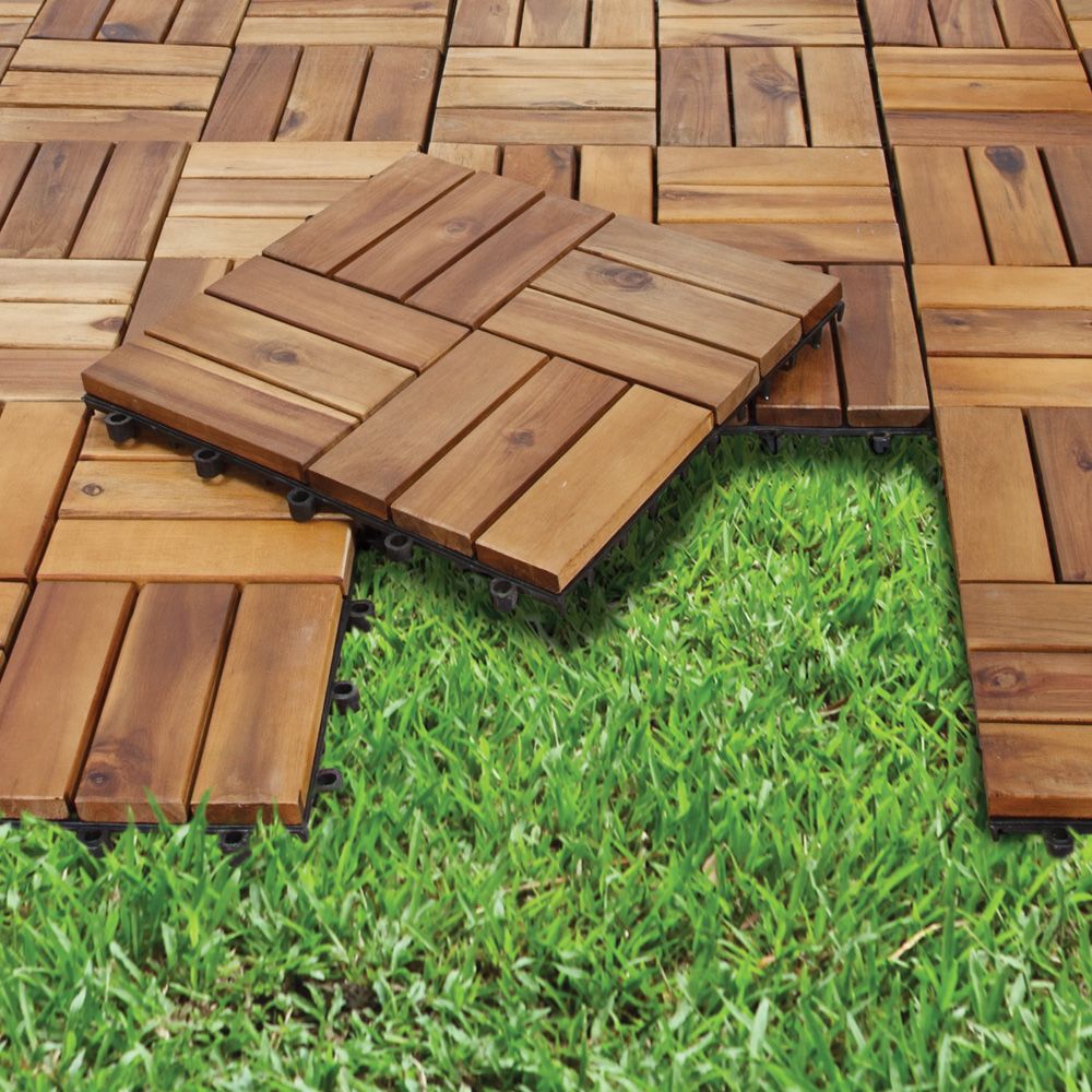 Āra grīdas segums BALKON 0,36 m² 30 x 30 x 2,4 cm - JYSK - Vienmēr ...